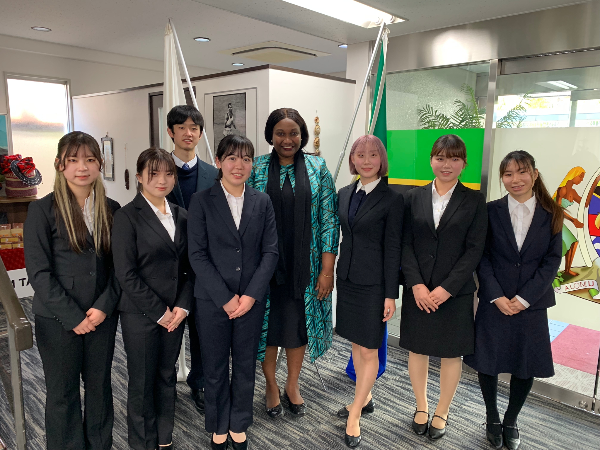 A COURTESY VISIT BY THE STUDENTS FROM THE TOKYO UNIVERSITY OF FOREIGN ...